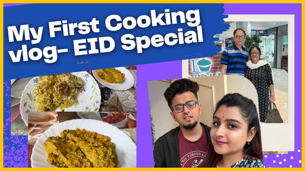 #105 ️My First Cooking Vlog 🤣... 🌙 EID Special..!! 🌙 Daily Life ...