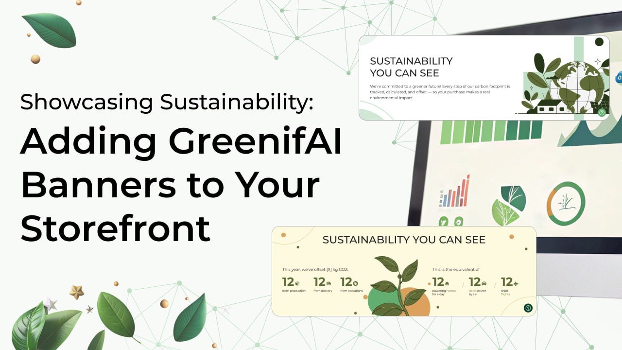 Adding the GreenifAI Shopping Banners to the Shopify Storefront - YouTube