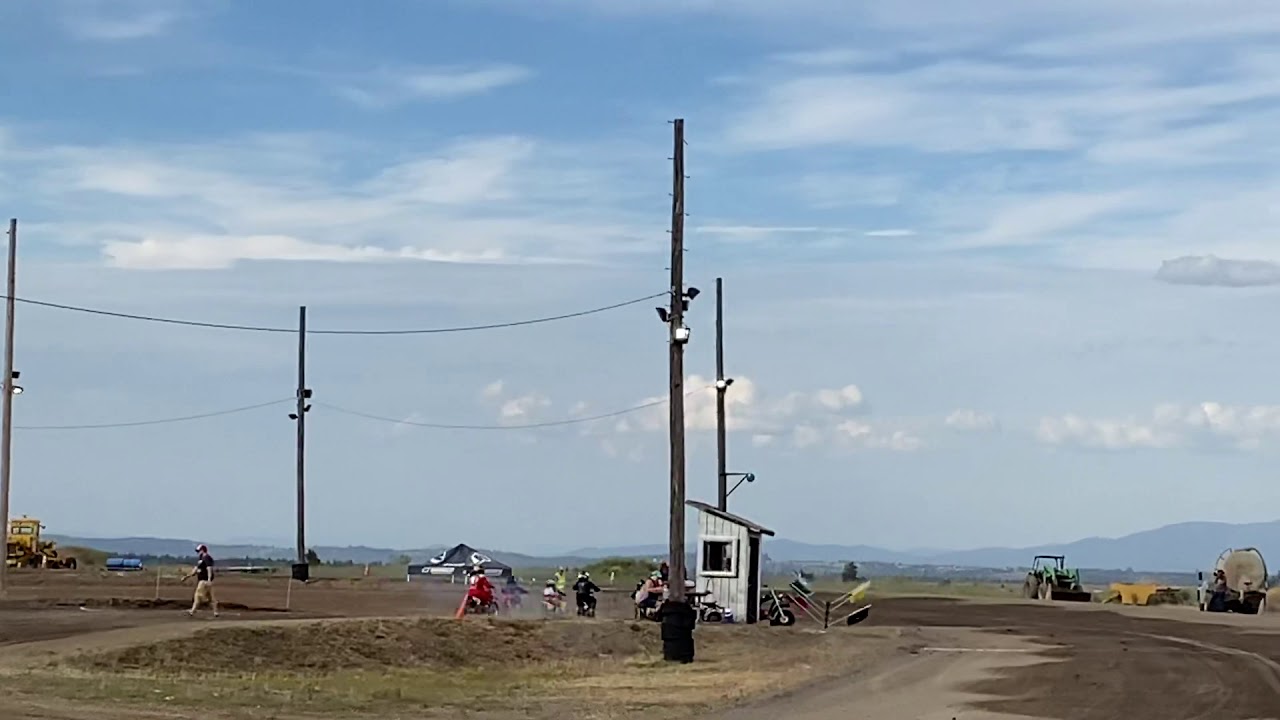 Flat Track Motorcycle Race - Spokane Speedway WINNER - YouTube