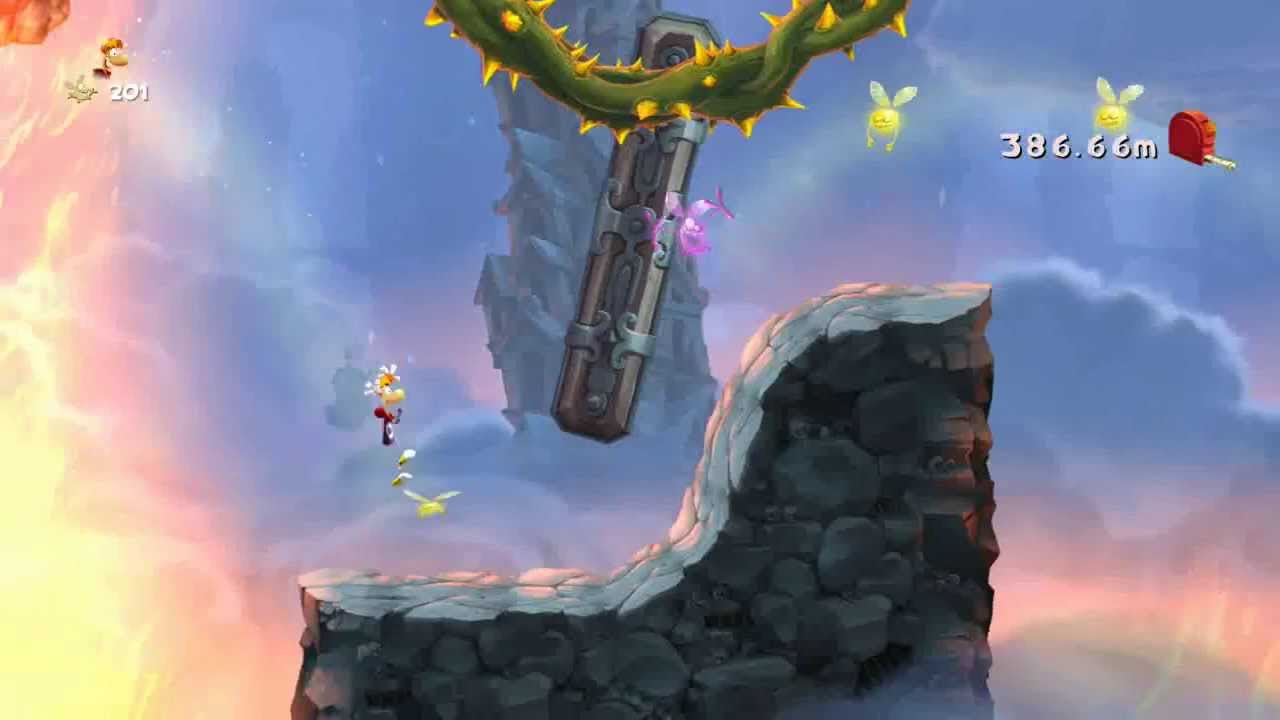 Rayman Legends - Land of the Livid Dead Weekly Challenge 7/1/13 - YouTube