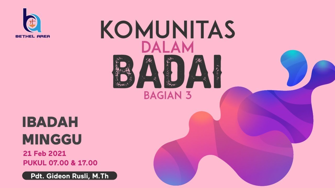 Ibadah Raya Minggu 21 Februari 2021 Live Streaming Youtube