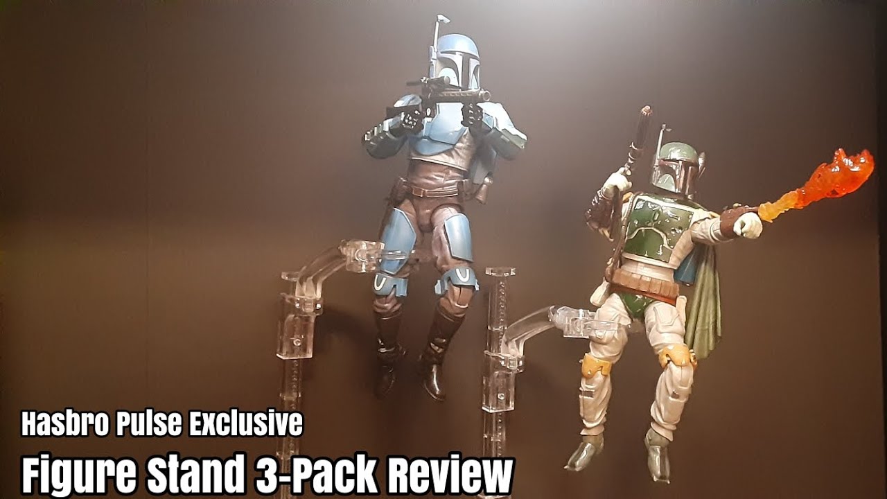 Hasbro Pulse Exclusive Figure Stand 3-Pack Review - YouTube