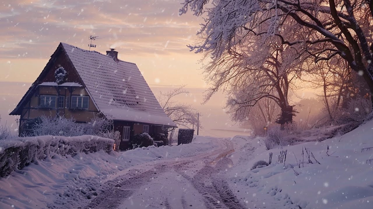 Cold Winter Night with Fierce Blizzard | Sleep Soundly to the Soothing ...