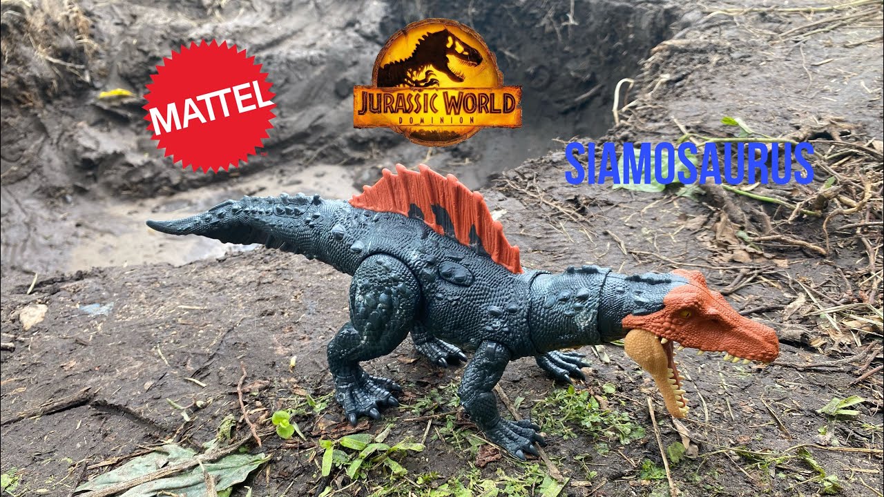 Mattel Jurassic World Dominion Massive Action Siamosaurus review - YouTube