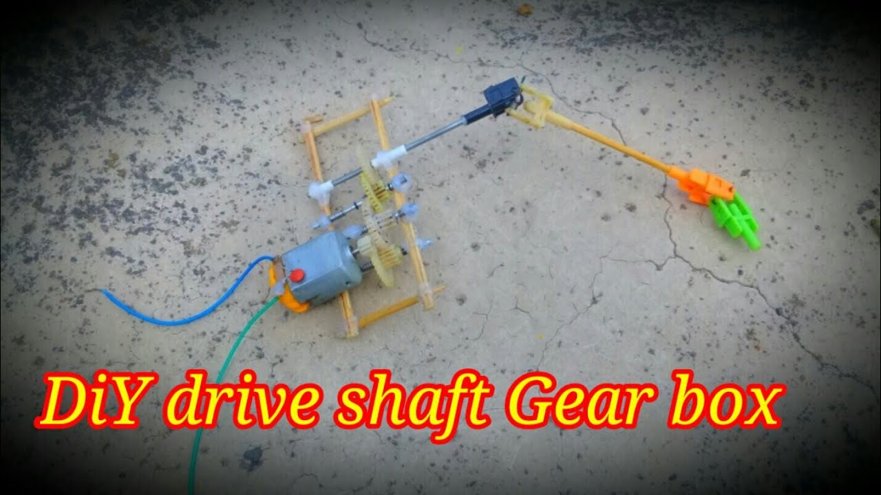 diy gear box rc - YouTube