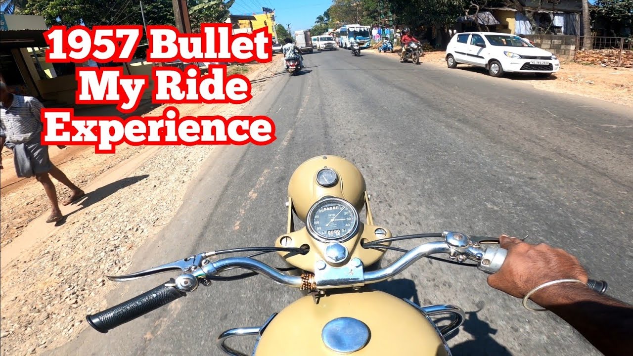 My Ride Experience 1957 Vintage bullet | 1957 G2 Vintage bullet | old ...