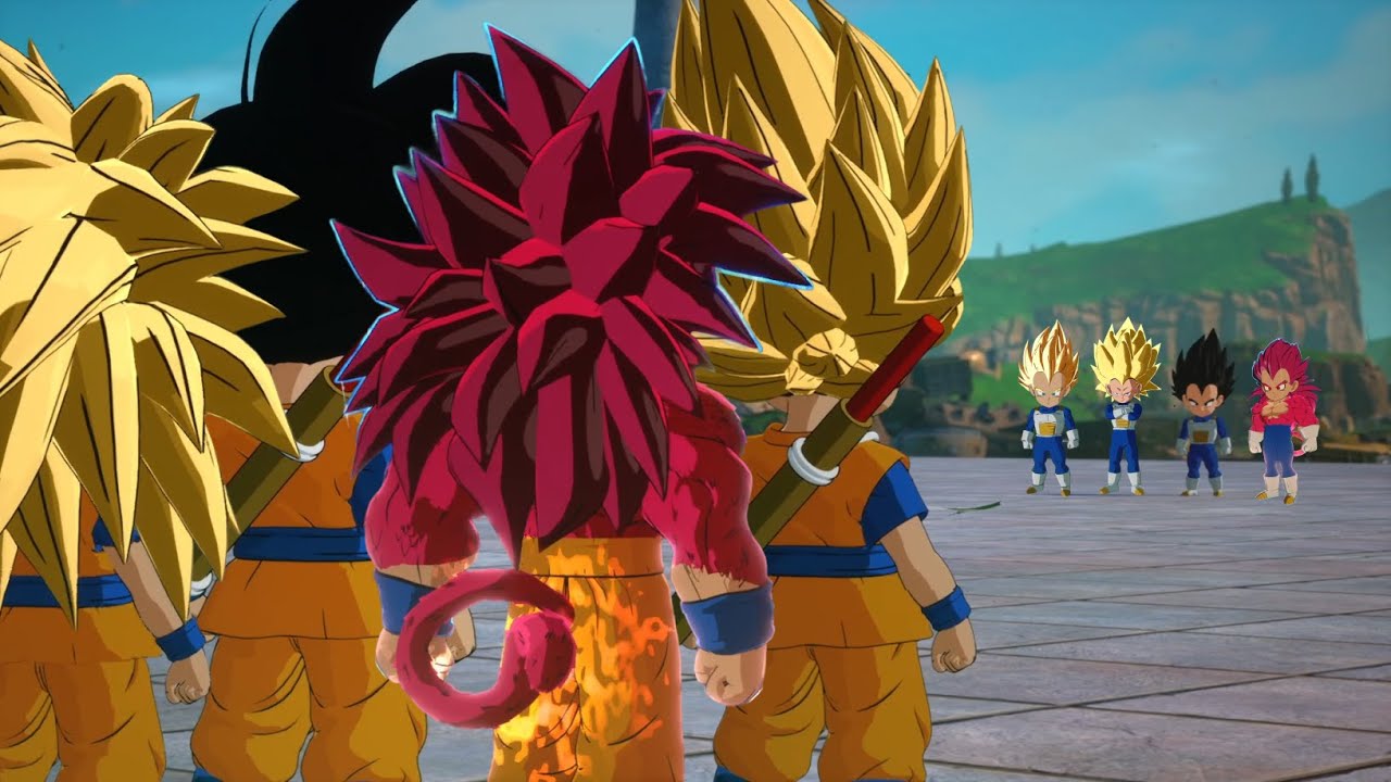 Goku Mini Forms VS Vegeta Mini Forms - Dragon Ball Sparking! Zero - YouTube