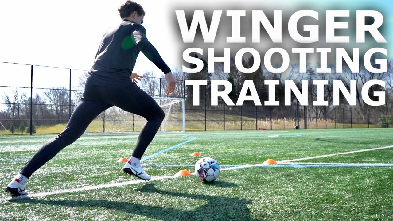 5 SHOOTING Drills For WINGERS | Score More Goals On The Wing - YouTube