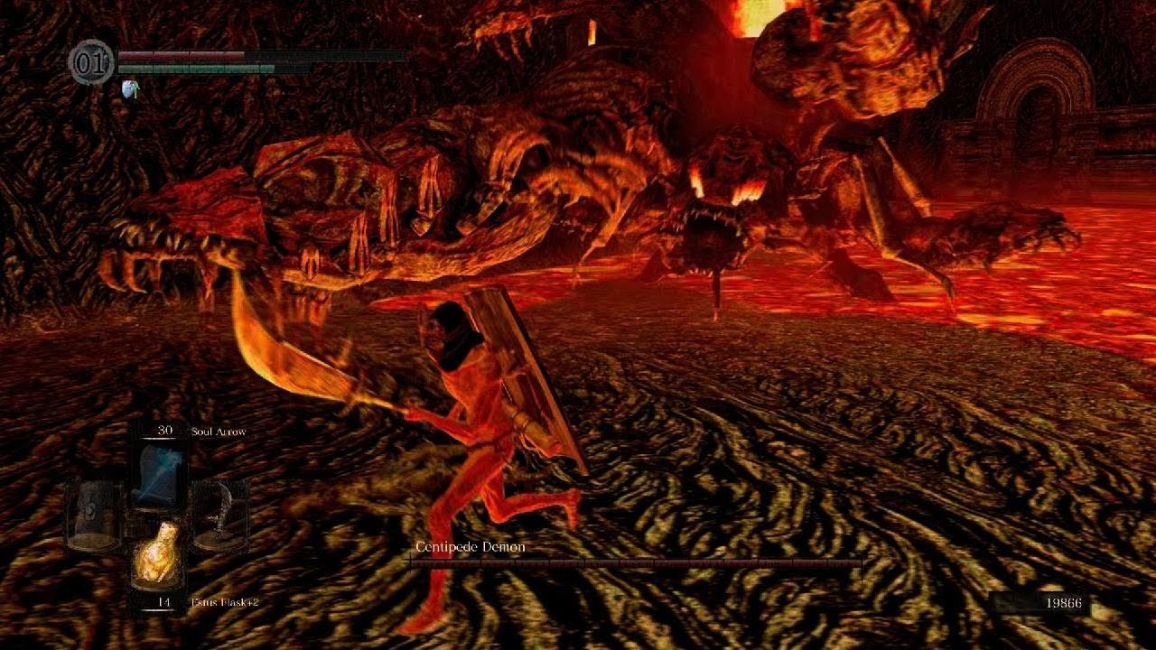 DEMON FIRESAGE & CENTIPEDE DEMON - DARK SOULS: REMASTERED - YouTube