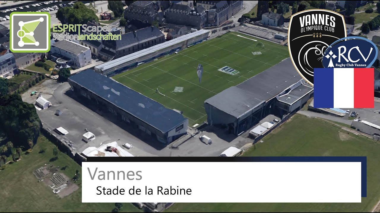 Stade de la Rabine | Vannes OC | Rugby club vannetais | Google Earth ...
