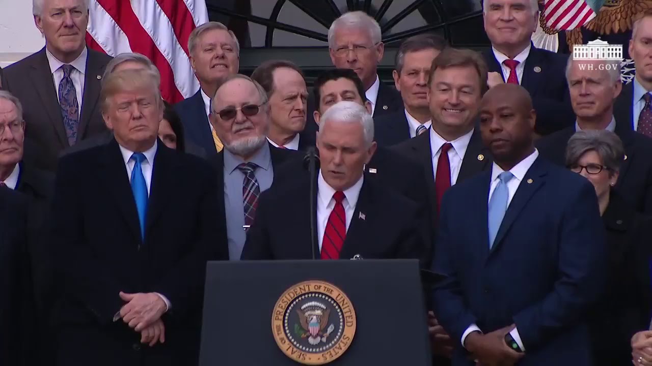 Remarks: Donald Trump Speaks After Passage of the Tax Bill - December ...