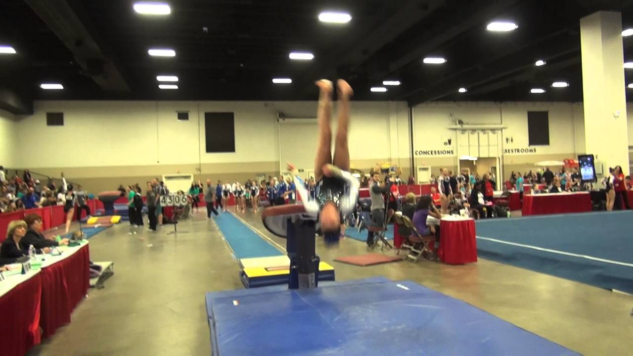 Delanie Harkness, Twistars | L10 JRB Vault 2016 JO Nationals - YouTube