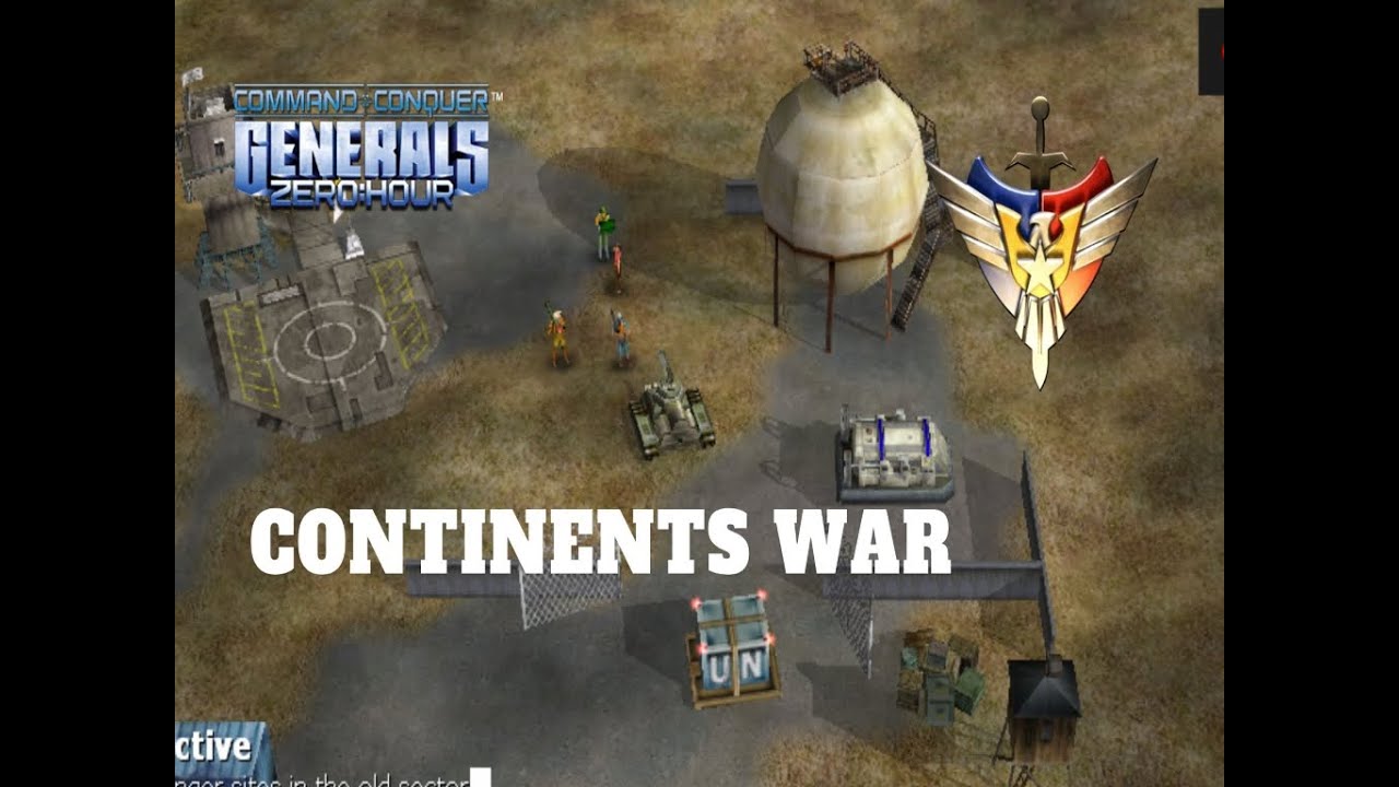 CONTINENTS WAR | GENRALS ZERO HOUR (CUSTOM MISSION) - YouTube