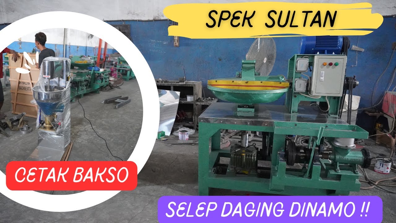 MESIN SELEP DAGING DINAMO SPEK SULTAN KIRIM KE PAPUA!!! || PENCETAK ...