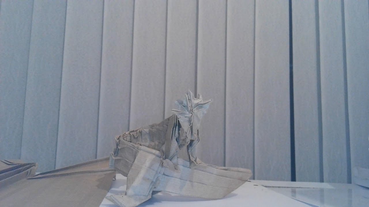 So I DESIGNED AN ORIGAMI RYUJIN and TAUGHT IT (part 1)... - YouTube