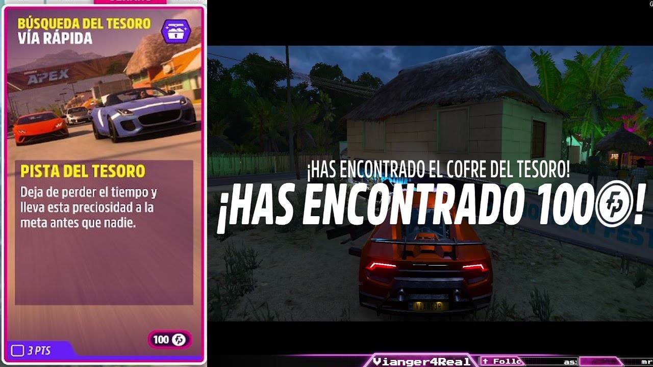 BÚSQUEDA DEL TESORO VÍA RÁPIDA forza horizon 5 - YouTube