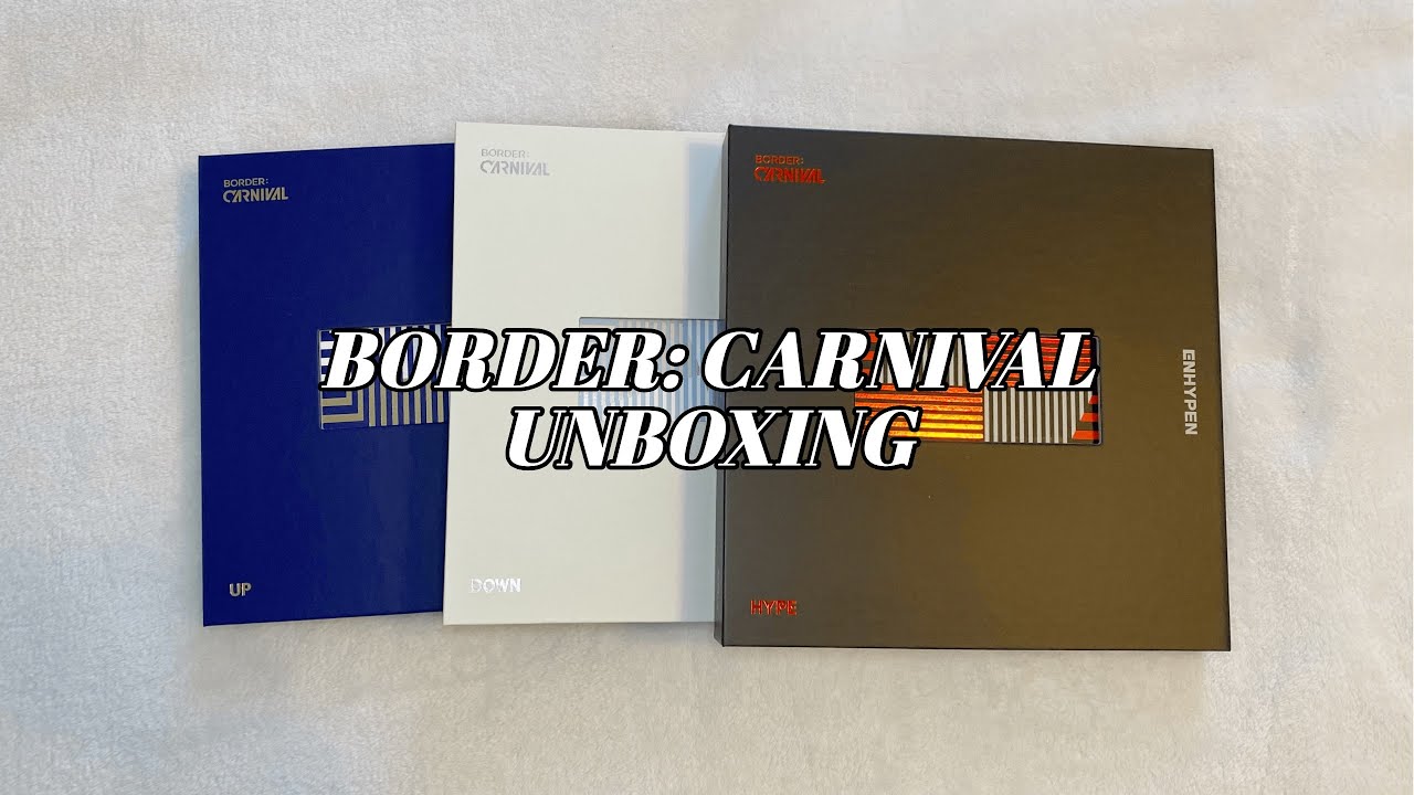 Unboxing Enhypen Border: Carnival Album - YouTube