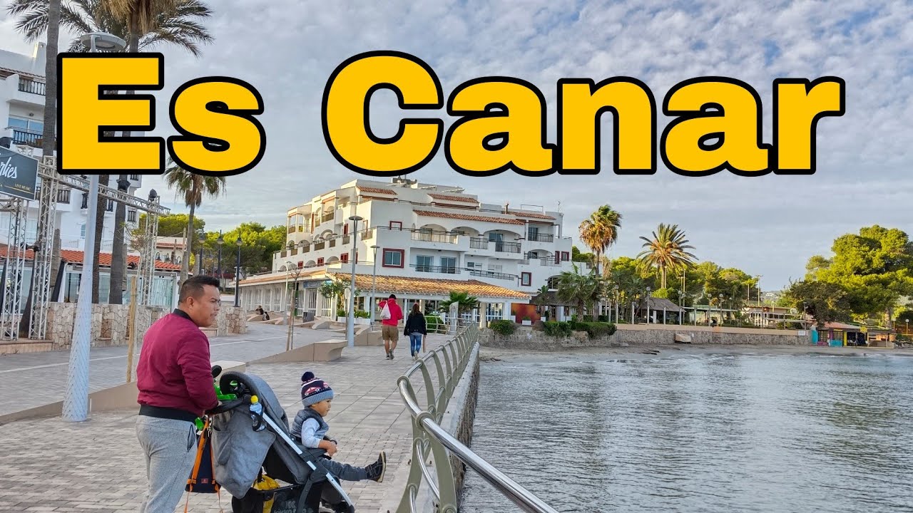 [4K-HD] ES CANAR IBIZA | Es Canar Beach End Of Summer Update |Walk Tour ...