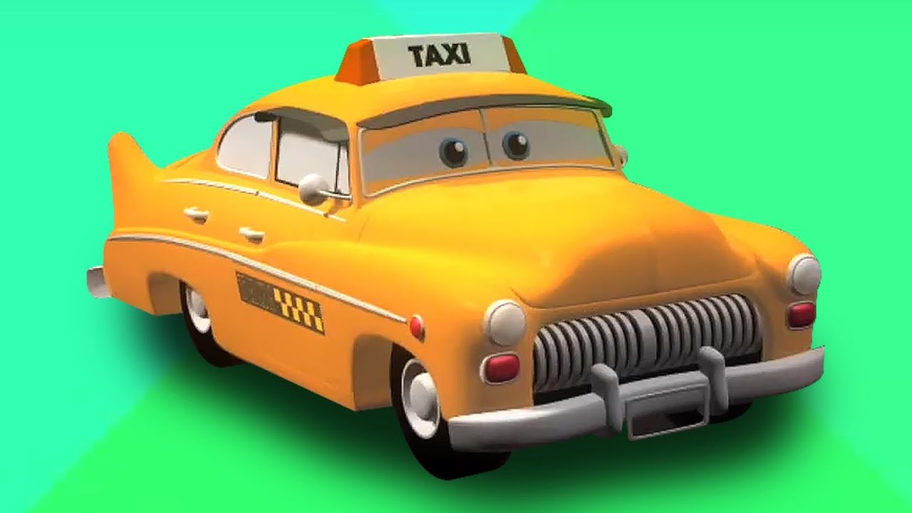 Taxi, Formation And Uses, Animated Car Cartoon for Kids - YouTube