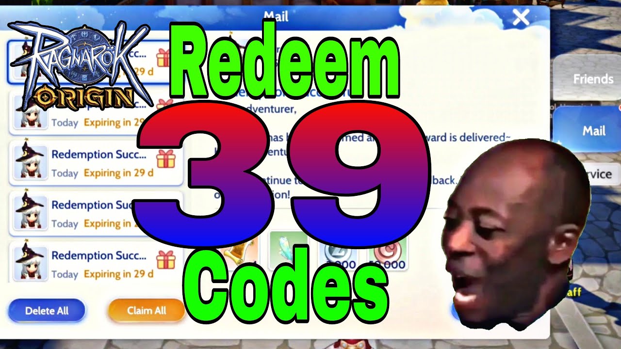 38 COMPLETE GIFT CODE IN RAGNAROK ORIGIN #ragnarokorigin # ...