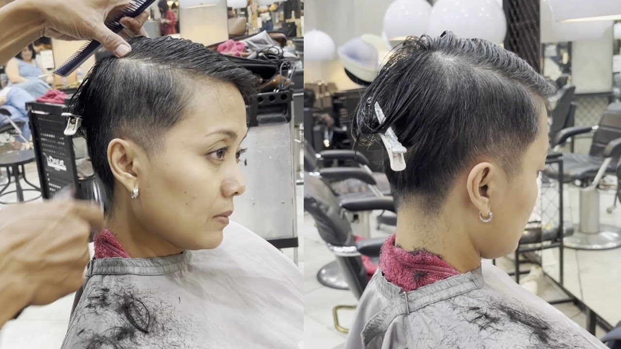 Short Pixie Haircut, Part-1 - YouTube