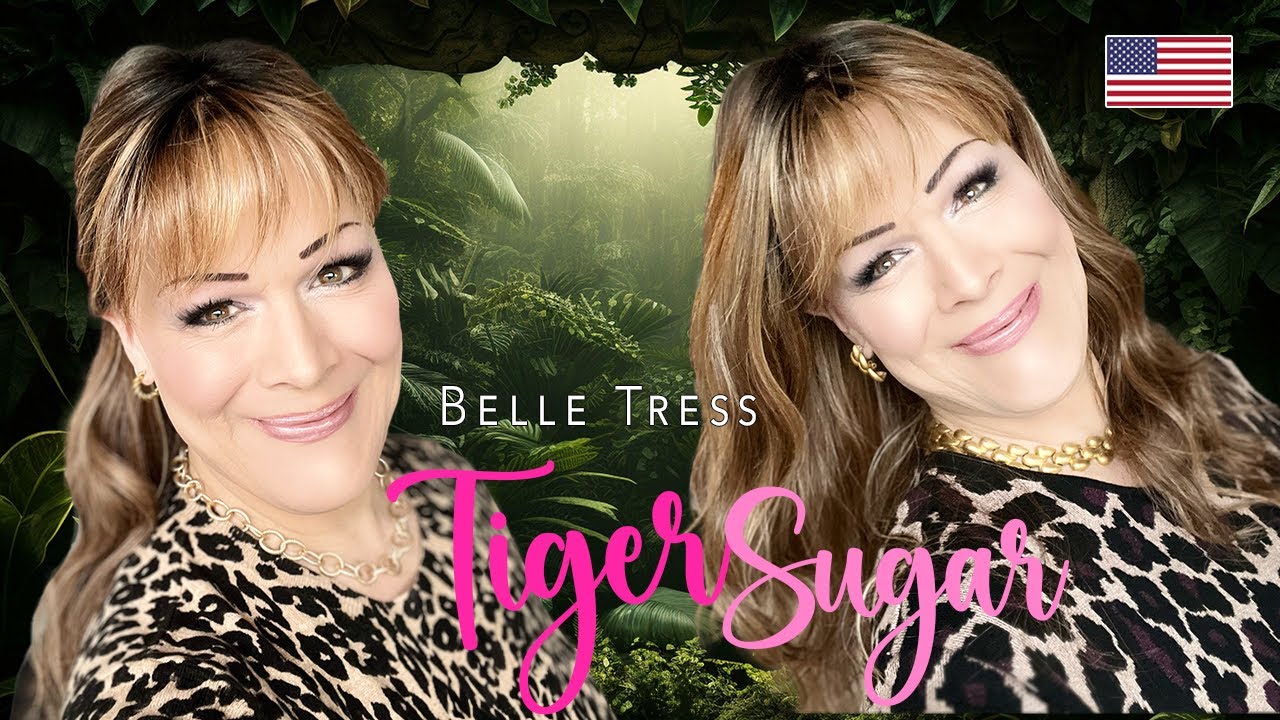 Belle Tress Tiger Sugar in Mocha with Cream (wig review) - YouTube