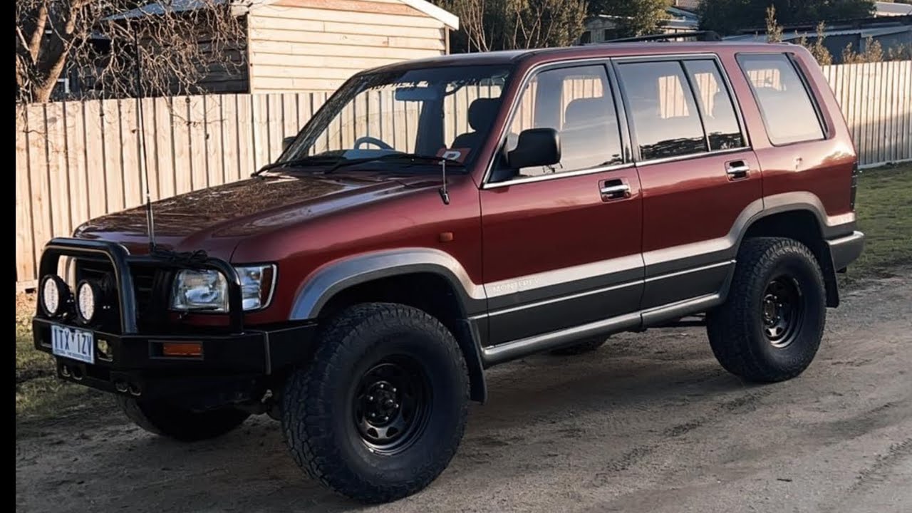 Half Day Holden Jackaroo Build. Lift, Wheels & Tyres, Exhaust - YouTube