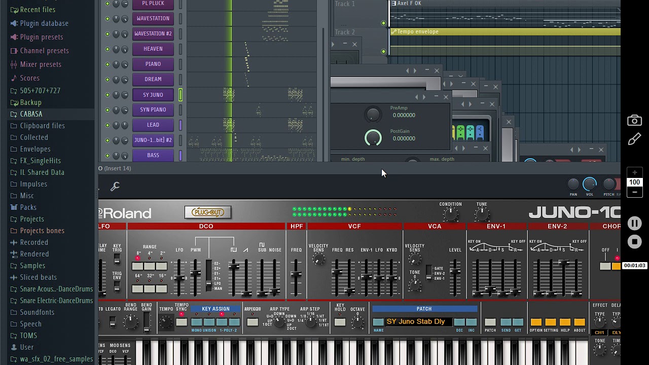 Axel F Fl Studio cover from harold faltermeyer - YouTube