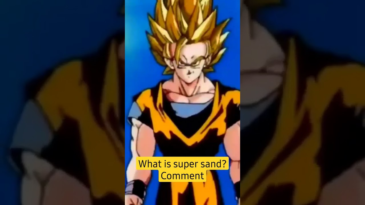 Goku Does A Super Sand - YouTube