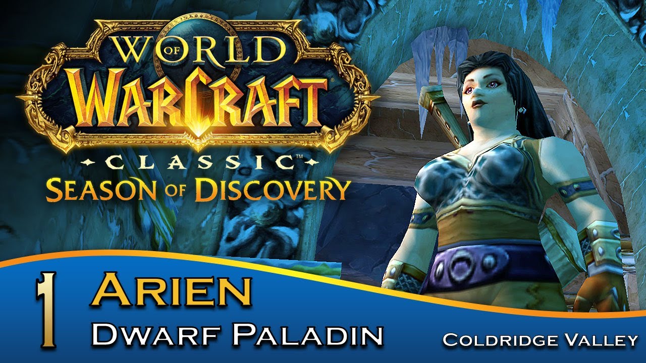 Dwarf Paladin WoW Classic Season of Discovery Gameplay No Commentary ...