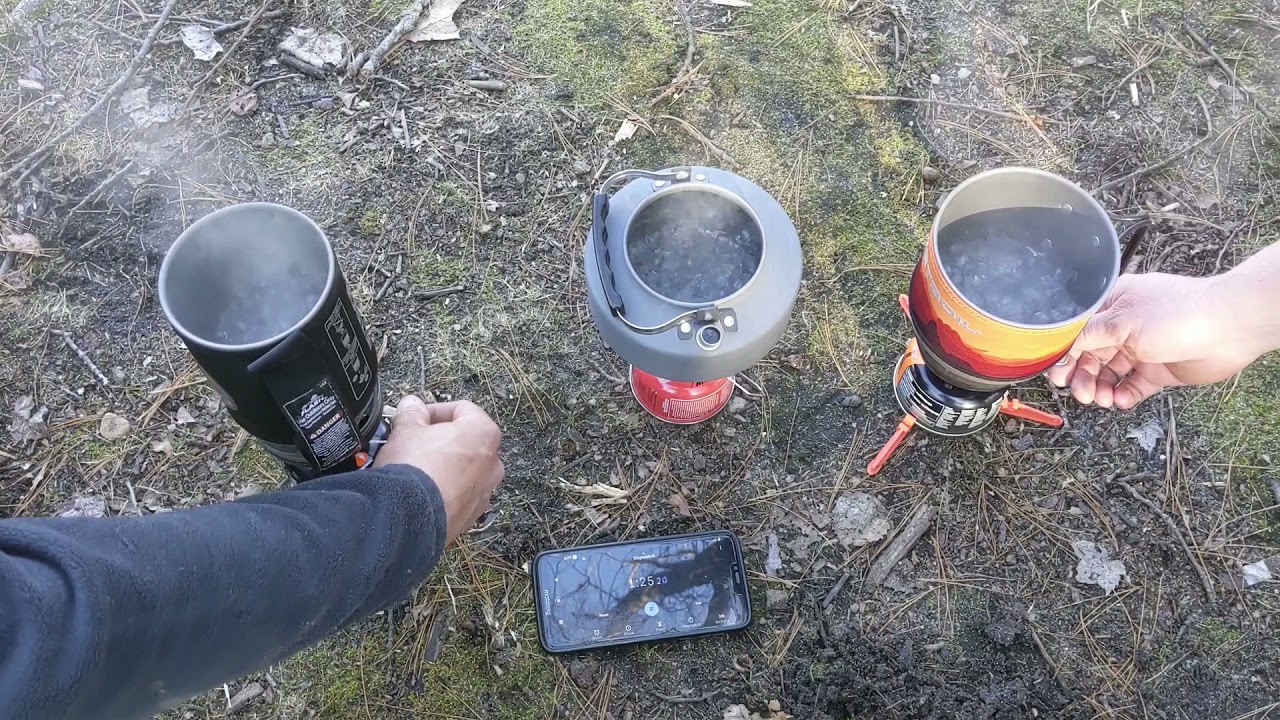 Triple Boil - JetBoil Flash vs. MSR Pocket Rocket Deluxe vs. JetBoil ...