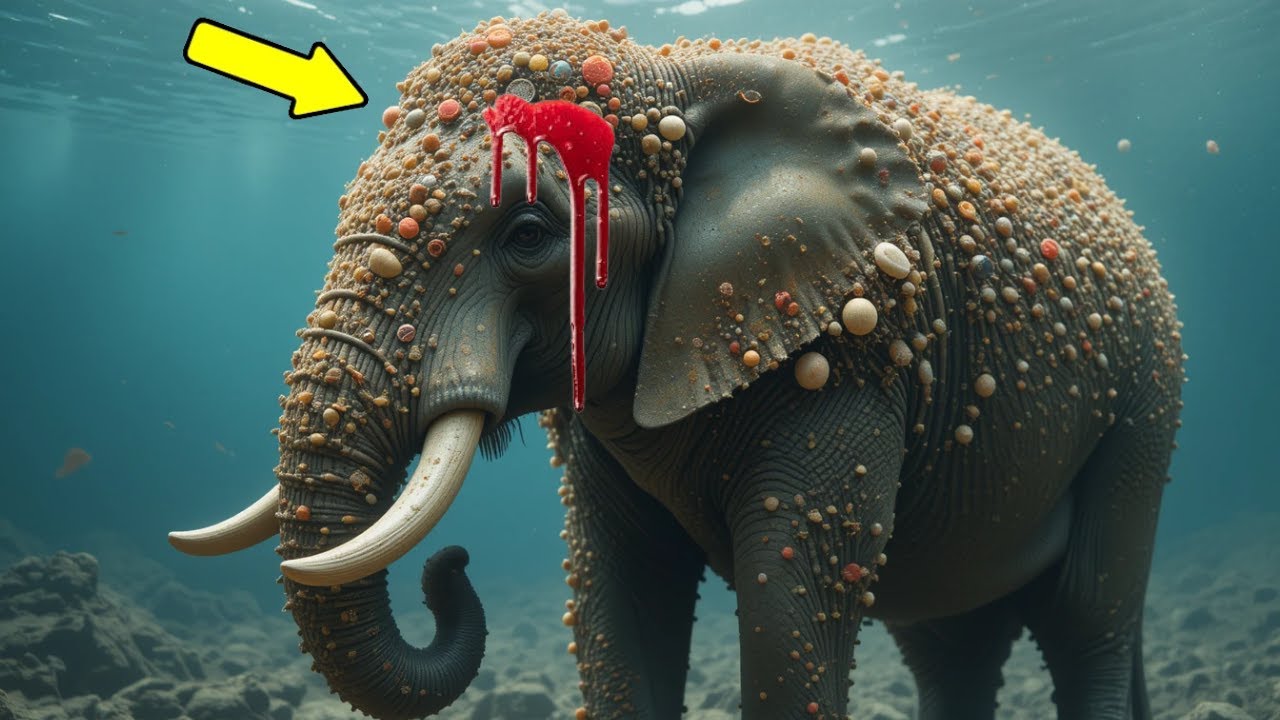 Rescuing a Elephant Covered in Blood and Barnacles – A Heartwarming ...