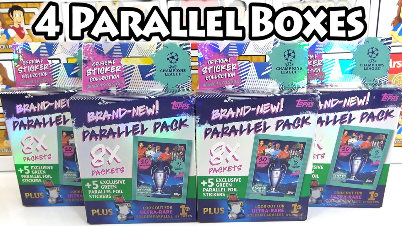 *NEW* EXCLUSIVE PARALLEL PACK | Opening 4 Topps 2022/23 Champions ...
