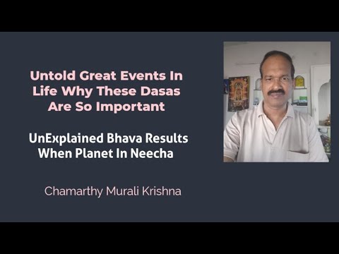 UnTold Great Events In Life, UnExplained Bhava Results When Planet In ...