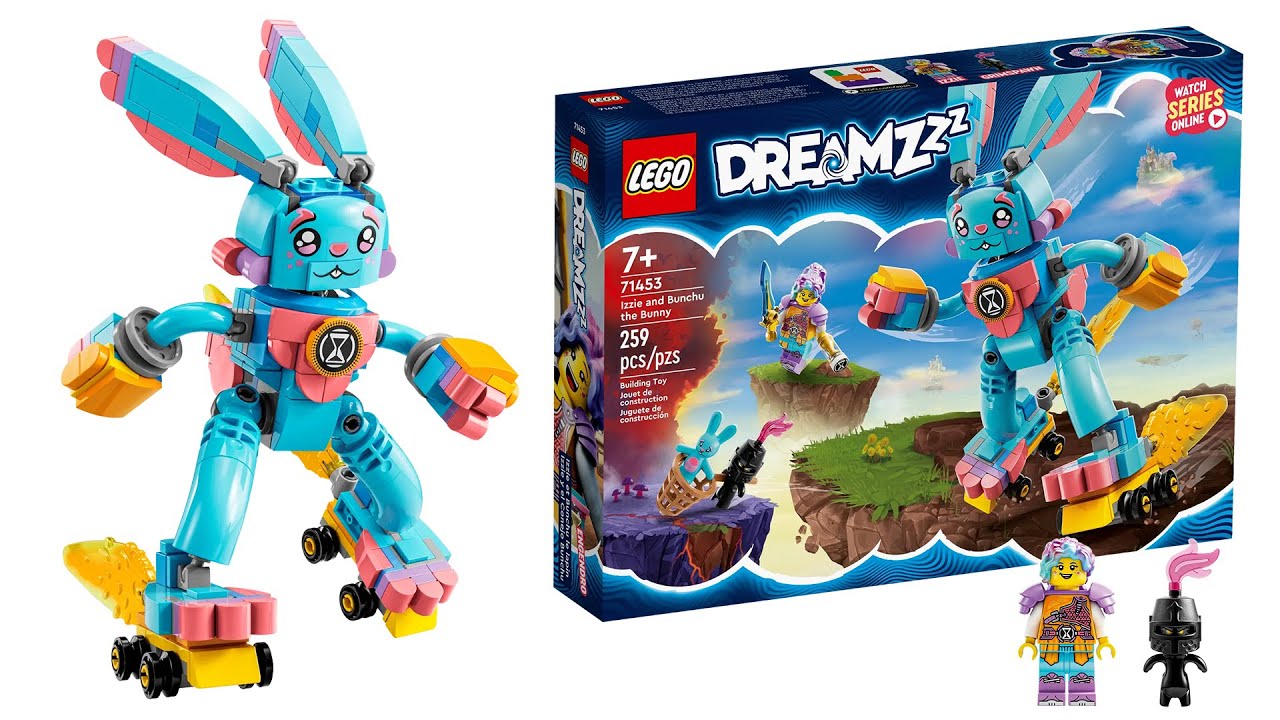 EPIC Speed Build: LEGO DREAMZzz 71453 Izzie and Bunchu the Bunny | Time ...