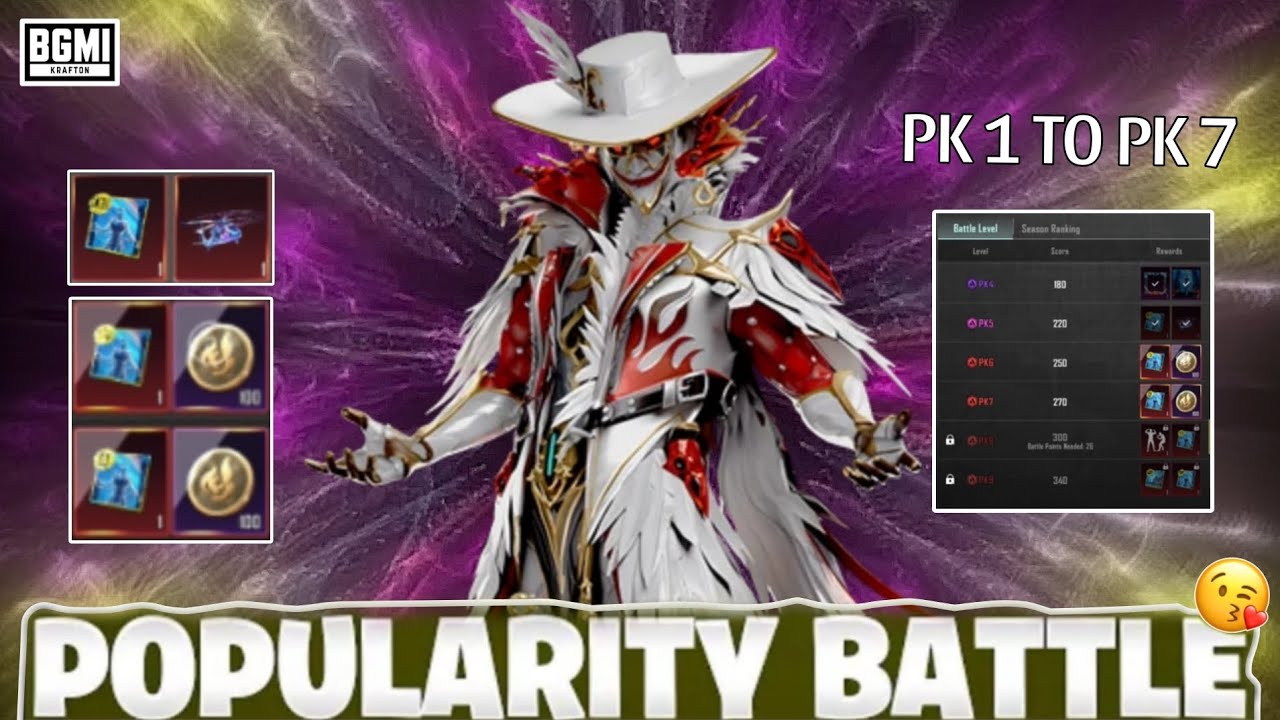 POPULARITY BATTLE PK 1 TO PK 7 🔥 ️ - YouTube