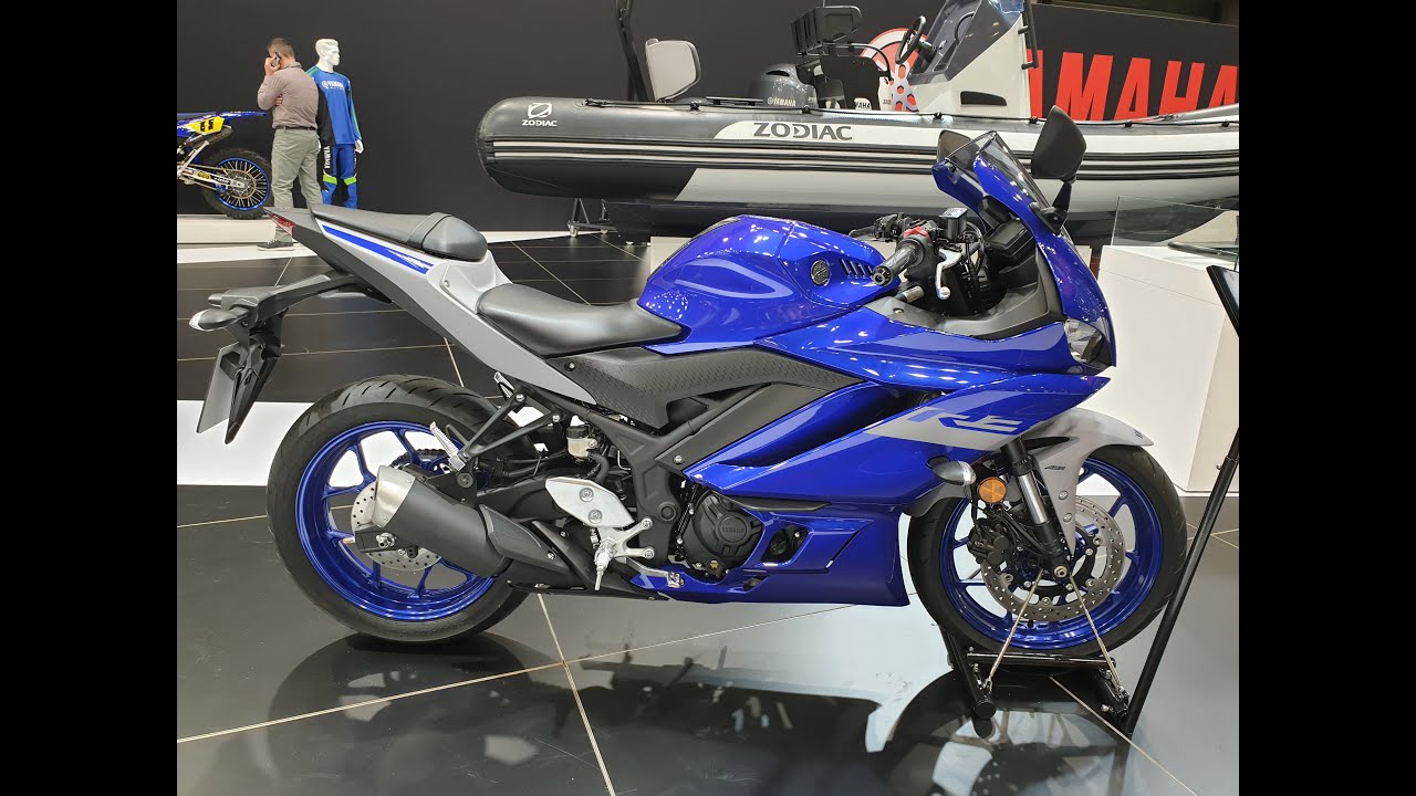 2020 YAMAHA YZF R3 at Brussels Motor Show 2020 - YouTube