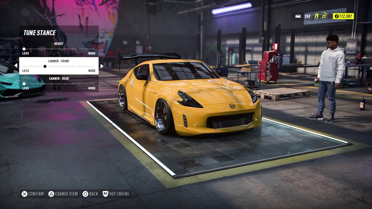 NEED FOR SPEED HEAT - clean stanced 370z build - YouTube