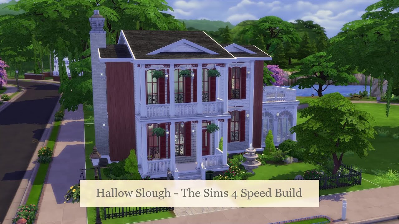 Hallow Slough - The Sims 4 Speed Build - YouTube