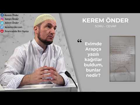 Evde büyü kağıtları buldum, ne yapmalıyım? / Kerem Önder