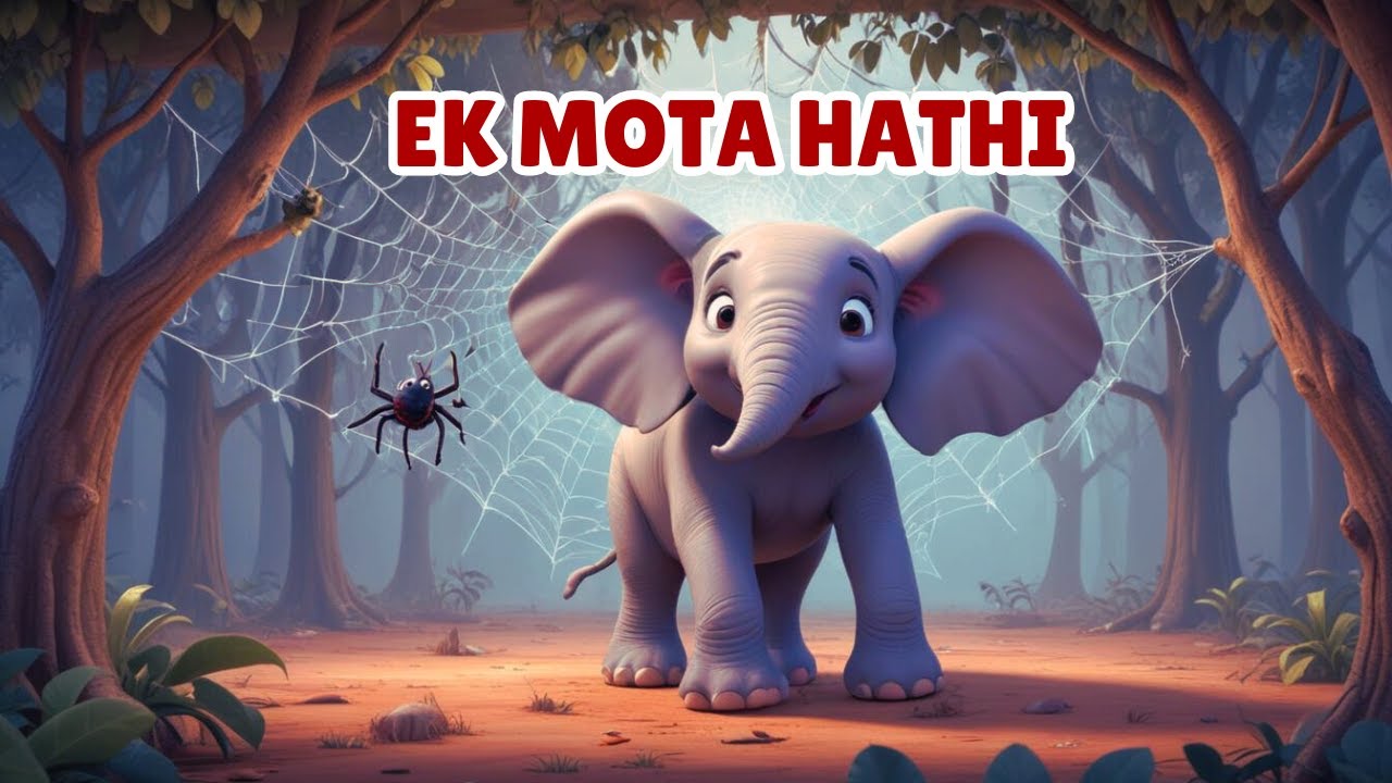 Ek Mota Hathi | एक मोटा हाथी | Ek Mota Hathi Jhoom Ke Chala | Ek Mota ...