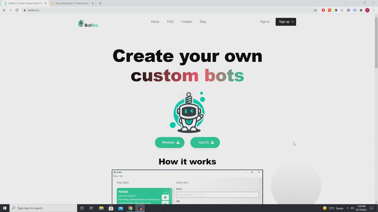 How to set up a Walmart PS5 Buy Bot w/ BotBro | October 2021 - YouTube