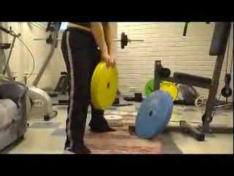 Leoko 2 x 15kg pinch lift (2 hands) - YouTube