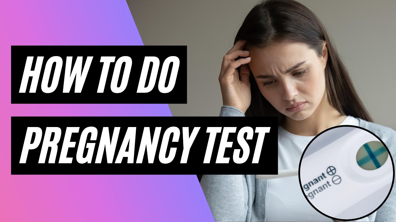 How To Use A Pregnancy Test | How To Take A Pregnancy Test | #kit #home ...