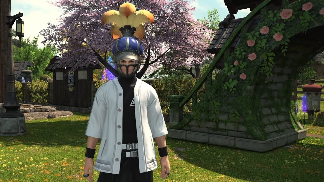 FINAL FANTASY XIV - Onion Helm (Blue) - YouTube