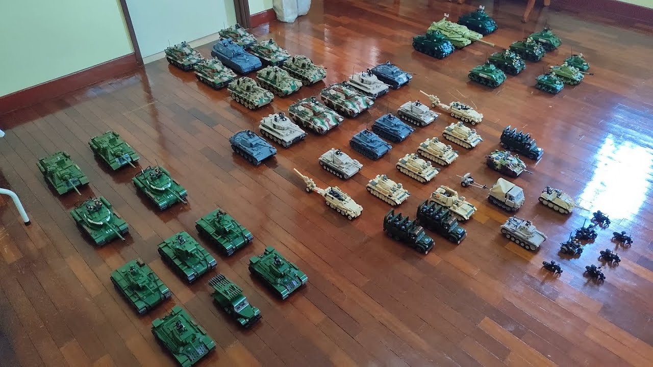 My huge collection of World War 2 Army Tanks (American, German, Soviet ...