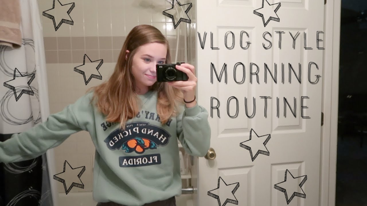 SCHOOL MORNING ROUTINE (VLOG STYLE) - YouTube