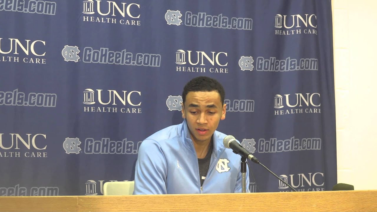 UNC basketball pre Iowa Marcus Paige podium 2 - YouTube