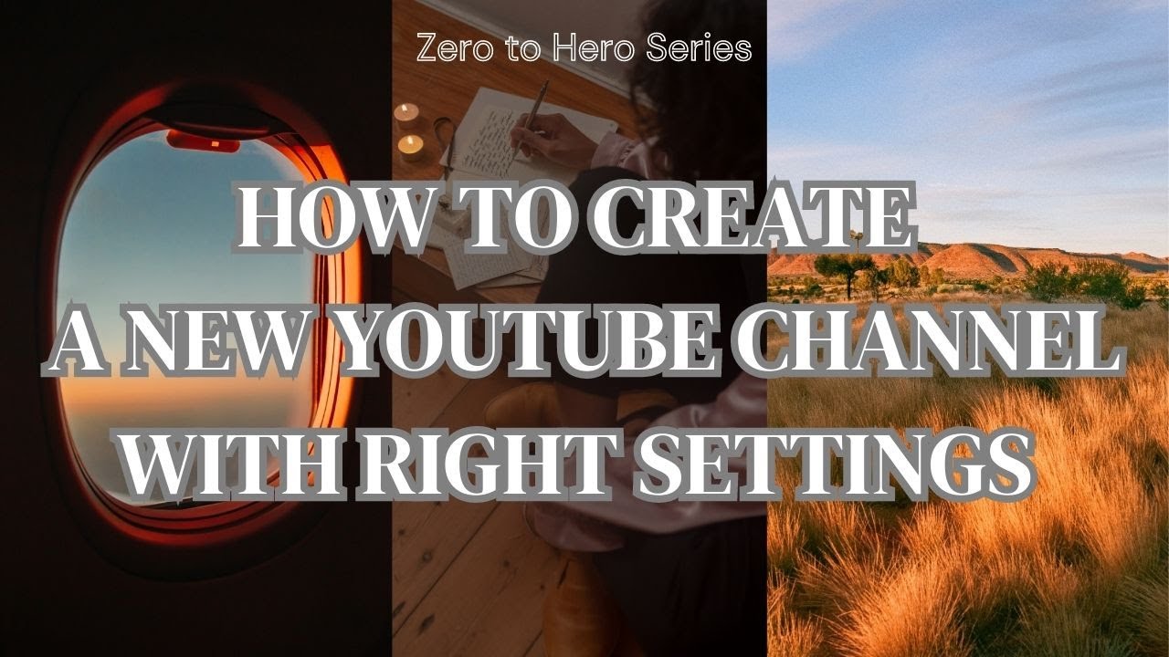 How to Create New Youtube Channel with Right Settings - YouTube