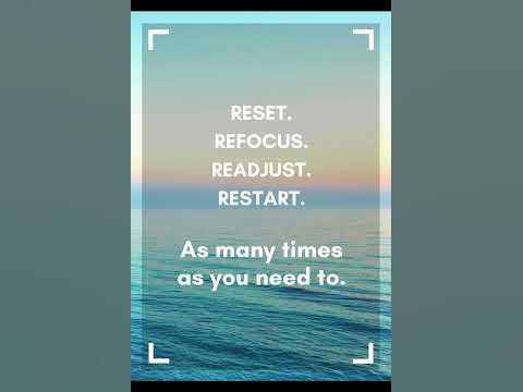 RESET*REFOCUS*READJUST*RESTART - May 9, 2023 - YouTube
